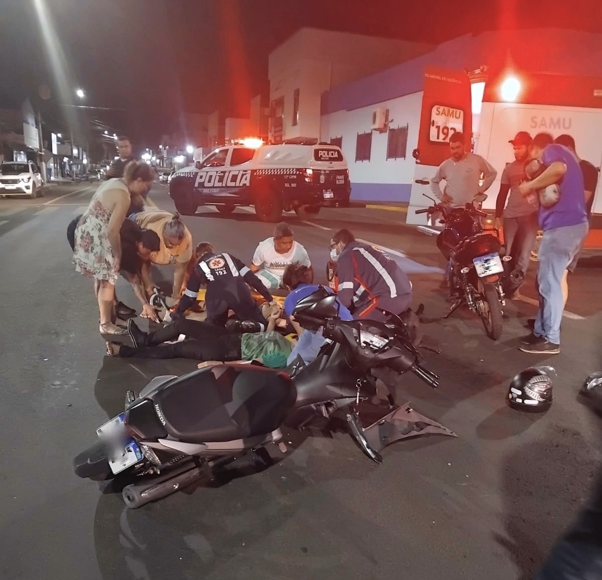 Duas mulheres ficam feridas em acidente de moto em Camapuã - Navega MS